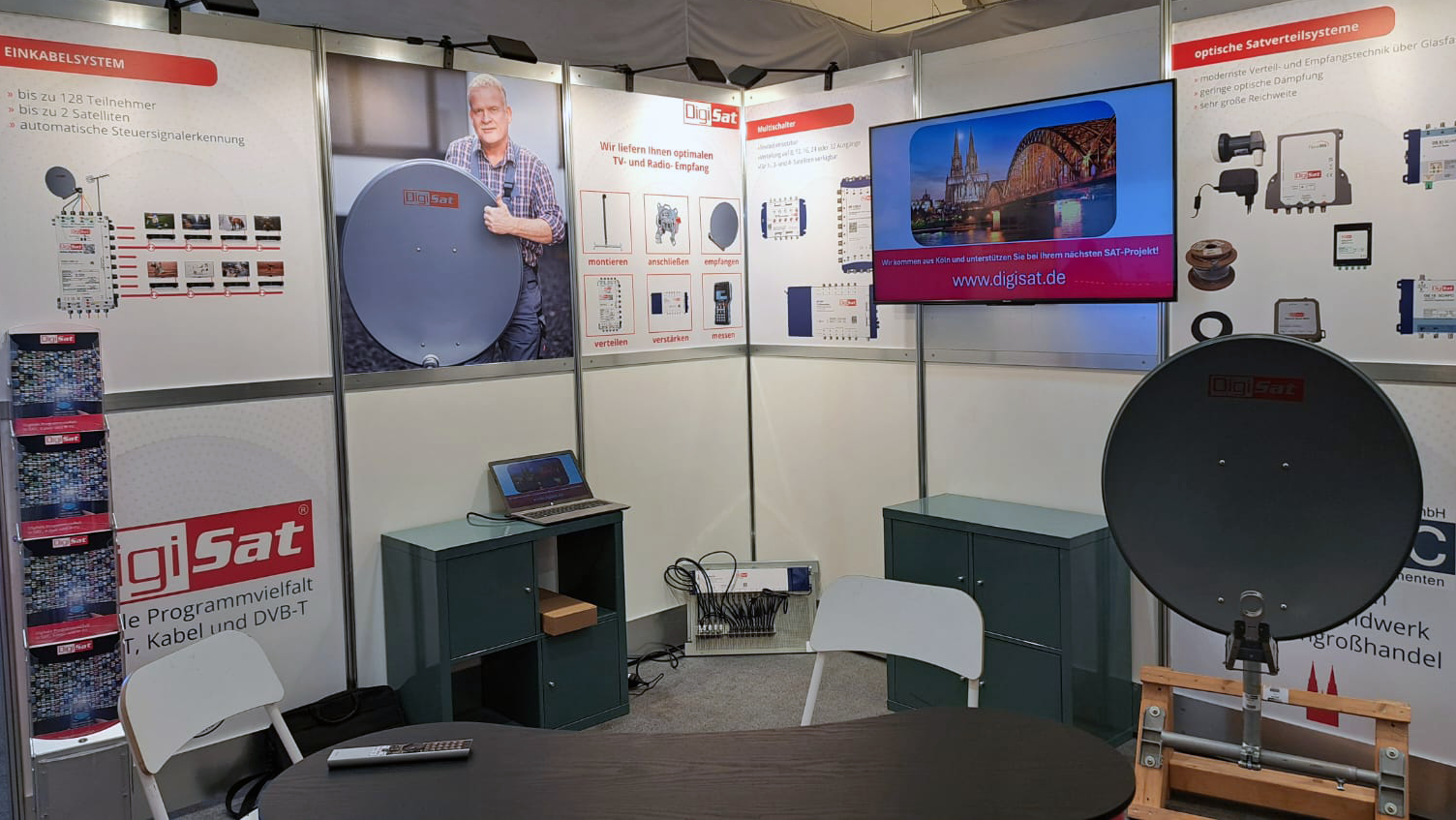 DigiSat auf der Neuheitenshow 2025 in Köln - Digisat die Marke der NTC GmbH aus Köln